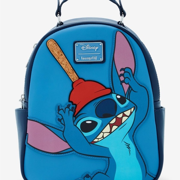 Loungefly | Bags | Loungefly Stitch Backpack Blue | Poshmark